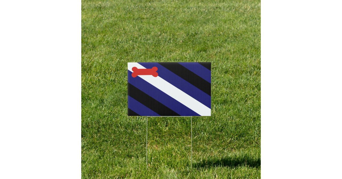 Puppy Play Pride House Flag Sign | Zazzle