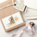 Puppy Scooby-Doo "Hello Sunshine" Rectangular Sticker | Zazzle