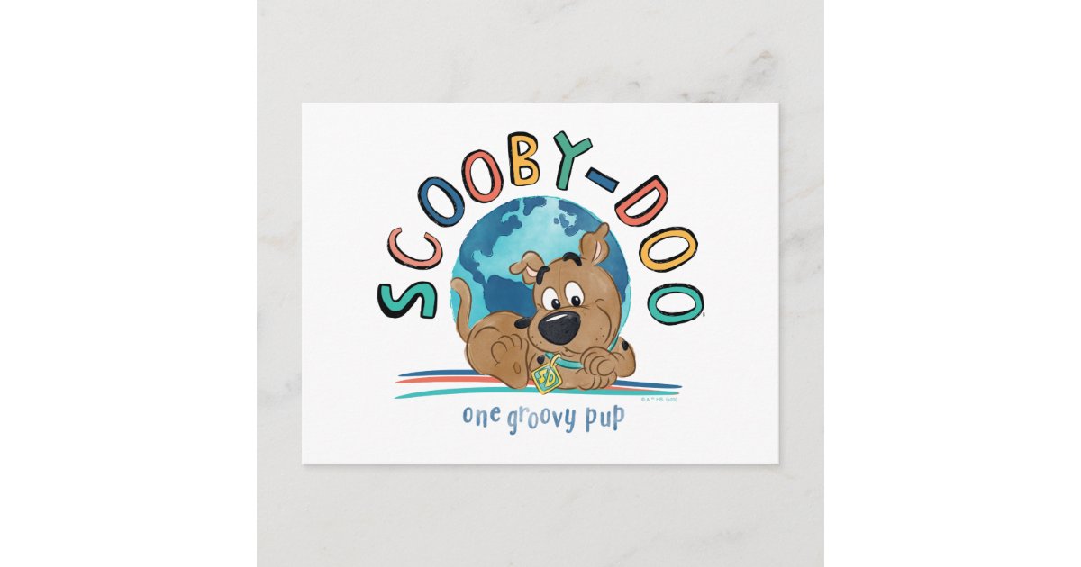 Puppy Scooby-Doo "One Groovy Pup" Postcard | Zazzle