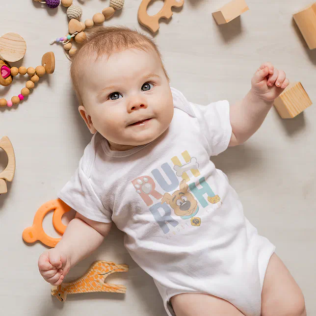 Puppy Scooby-Doo "Ruh Roh" Baby Bodysuit | Zazzle