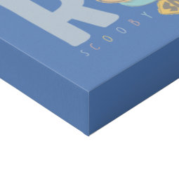 Puppy Scooby-Doo "Ruh Roh" Faux Canvas Print | Zazzle