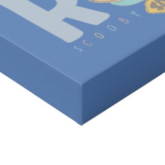 Puppy Scooby-Doo "Ruh Roh" Faux Canvas Print | Zazzle