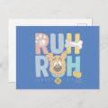 Puppy Scooby-Doo "Ruh Roh" Postcard | Zazzle