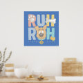 Puppy Scooby-Doo "Ruh Roh" Poster | Zazzle