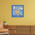 Puppy Scooby-Doo "Ruh Roh" Poster | Zazzle