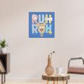 Puppy Scooby-Doo "Ruh Roh" Poster | Zazzle