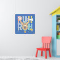 Puppy Scooby-Doo "Ruh Roh" Poster | Zazzle