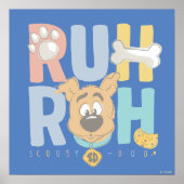 Puppy Scooby-Doo "Ruh Roh" Poster | Zazzle