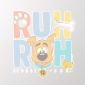 Puppy Scooby-Doo "Ruh Roh" Wall Decal | Zazzle