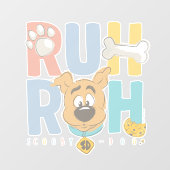 Puppy Scooby-Doo "Ruh Roh" Wall Decal | Zazzle