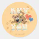 Puppy Scooby-Doo "Ruv You" Classic Round Sticker | Zazzle