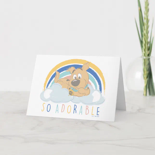Puppy Scooby-Doo "So Adorable" Card | Zazzle