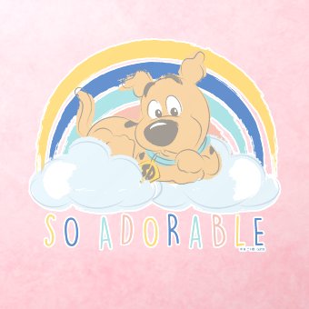 Puppy Scooby-Doo "So Adorable" Wall Decal | Zazzle