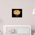 Puptato Funny Puppy Potato Pun Dark BG Poster | Zazzle