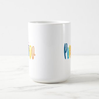 Pura Vida Colorful Costa Rica Motto Coffee Mug | Zazzle