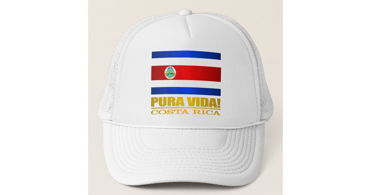 Pura Vida! Costa Rica Trucker Hat | Zazzle