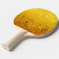 PURE GOLD pattern / gold leaf Ping-Pong Paddle | Zazzle