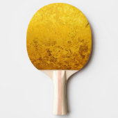 PURE GOLD pattern / gold leaf Ping-Pong Paddle | Zazzle