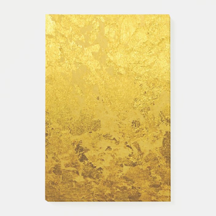 PURE GOLD pattern / gold leaf Post-it Notes | Zazzle.com