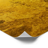 PURE GOLD pattern / gold leaf Poster | Zazzle