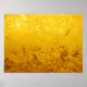 PURE GOLD pattern / gold leaf Poster | Zazzle