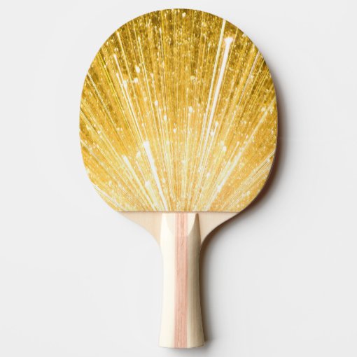 PURE GOLD pattern / golden shower Ping Pong Paddle | Zazzle