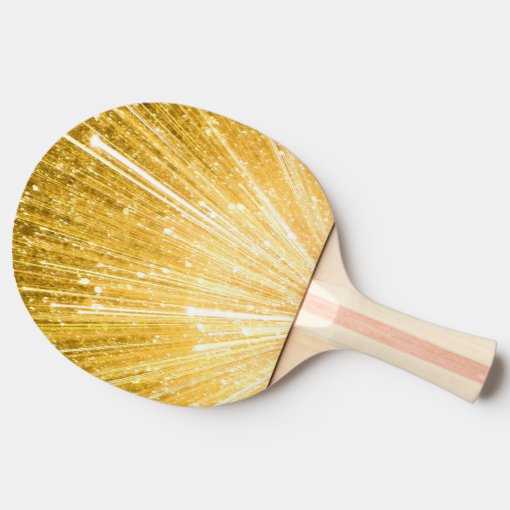 PURE GOLD pattern / golden shower Ping Pong Paddle | Zazzle