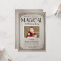 Pure Magic Birthday Halloween Party Invitation | Zazzle