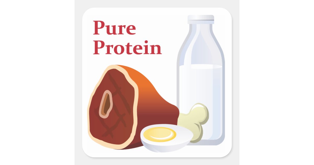Pure Protein day sticker | Zazzle