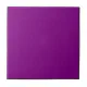Pure Purple 800080 Color, With Option to Add Image Ceramic Tile | Zazzle