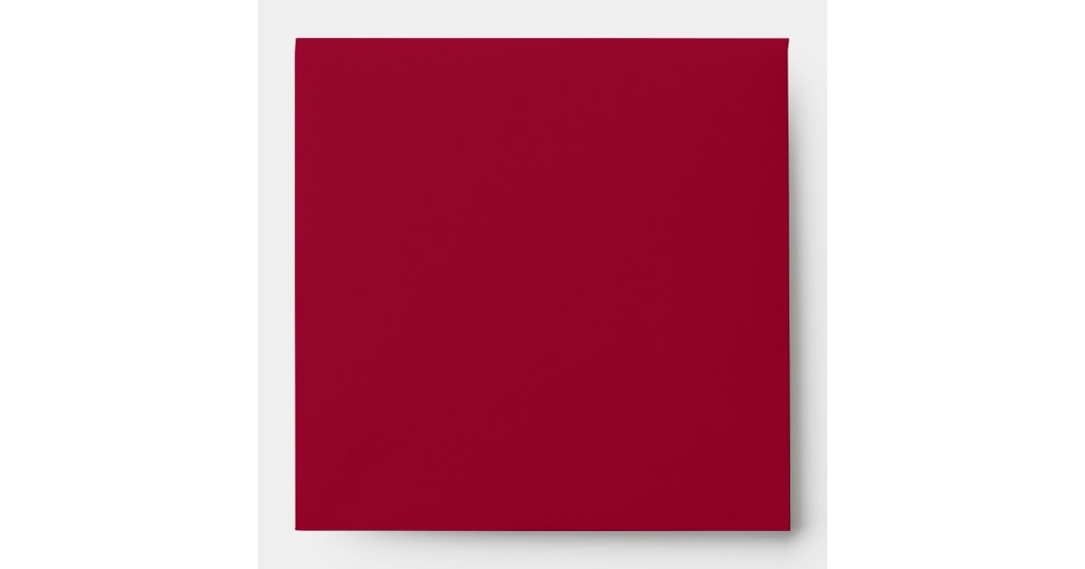 Pure Red Linen Envelopes | Zazzle