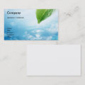 Pure Water business card template | Zazzle
