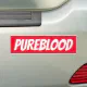 PUREBLOOD CHRISTIAN BUMPER STICKERS | Zazzle