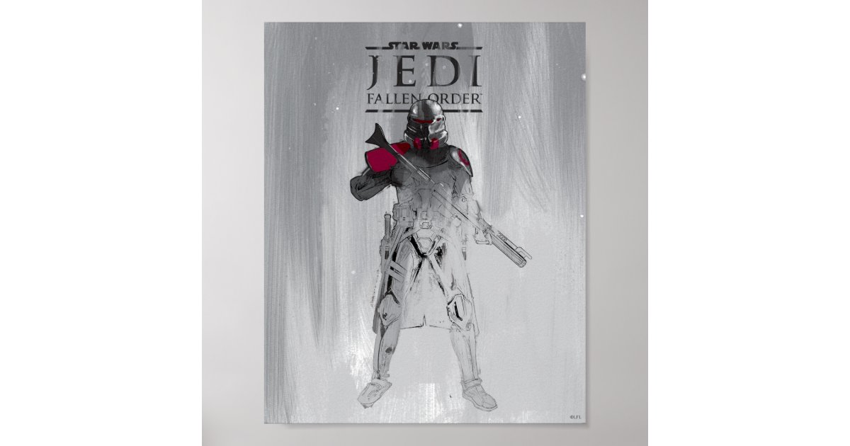 Purge Trooper Sketch Poster | Zazzle