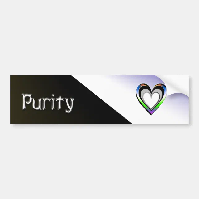 Purity Bumper Sticker | Zazzle