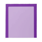 Purple Accent Color Decor Customizable Notepad | Zazzle