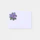 Purple African Violet Flower Floral Art Post-it Notes | Zazzle