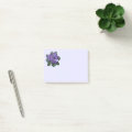 Purple African Violet Flower Floral Art Post-it Notes | Zazzle