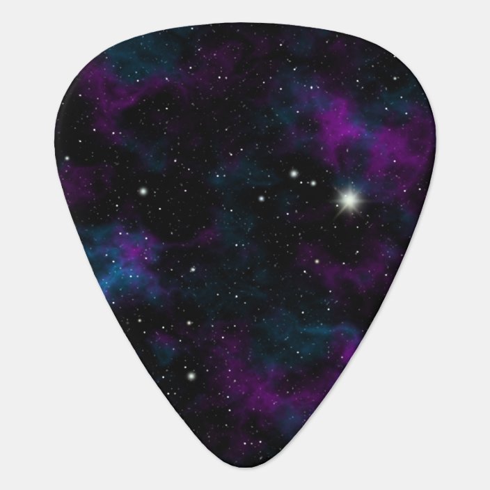 Purple and Blue Galaxy Guitar Pick | Zazzle.com