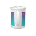 Purple and Blue Gradient Personalized Pitcher | Zazzle