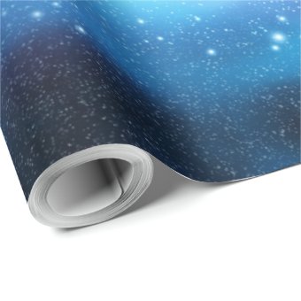 Purple and blue Space Galaxy Sky Wrapping Paper | Zazzle