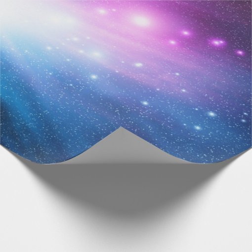 Purple and blue Space Galaxy Sky Wrapping Paper | Zazzle