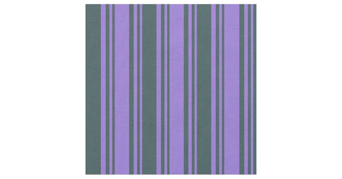 Purple and Dark Slate Gray Colored Lines Fabric | Zazzle