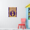 Purple and Gold Cheerleading Posters, Any Occasion Poster | Zazzle