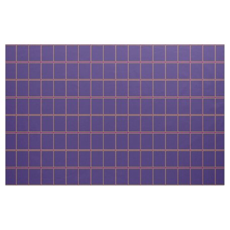 Purple Windowpane Check Plaid Fabric | Zazzle