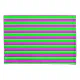 Purple and Green Stripes Design Pillow Case | Zazzle