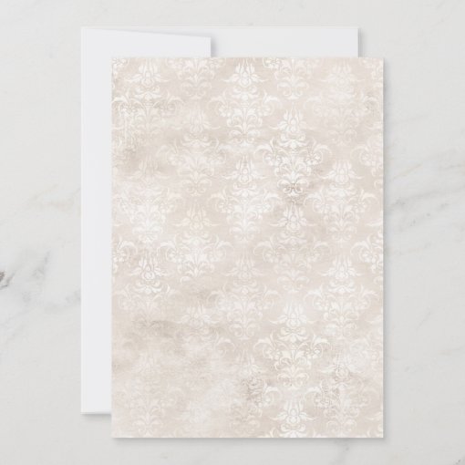 Purple and Ivory Floral Wedding Invitation | Zazzle