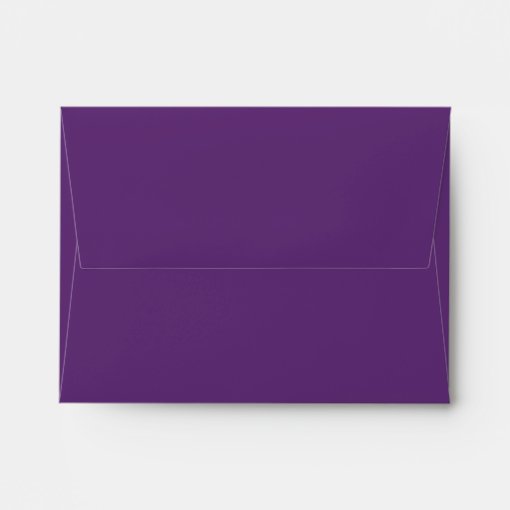 Purple and Silver A2 Envelope fits large RSVP Card | Zazzle