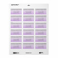 Purple and Silver Address Labels | Zazzle