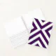 Purple and White Chevrons Sketch Notes Notebook | Zazzle